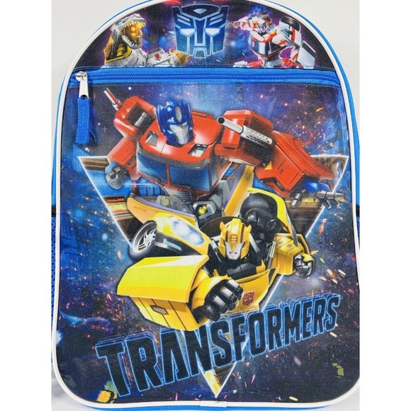 Hasbro | Accessories | Hasbro Kids Transformers 6 Backpack Blue | Poshmark